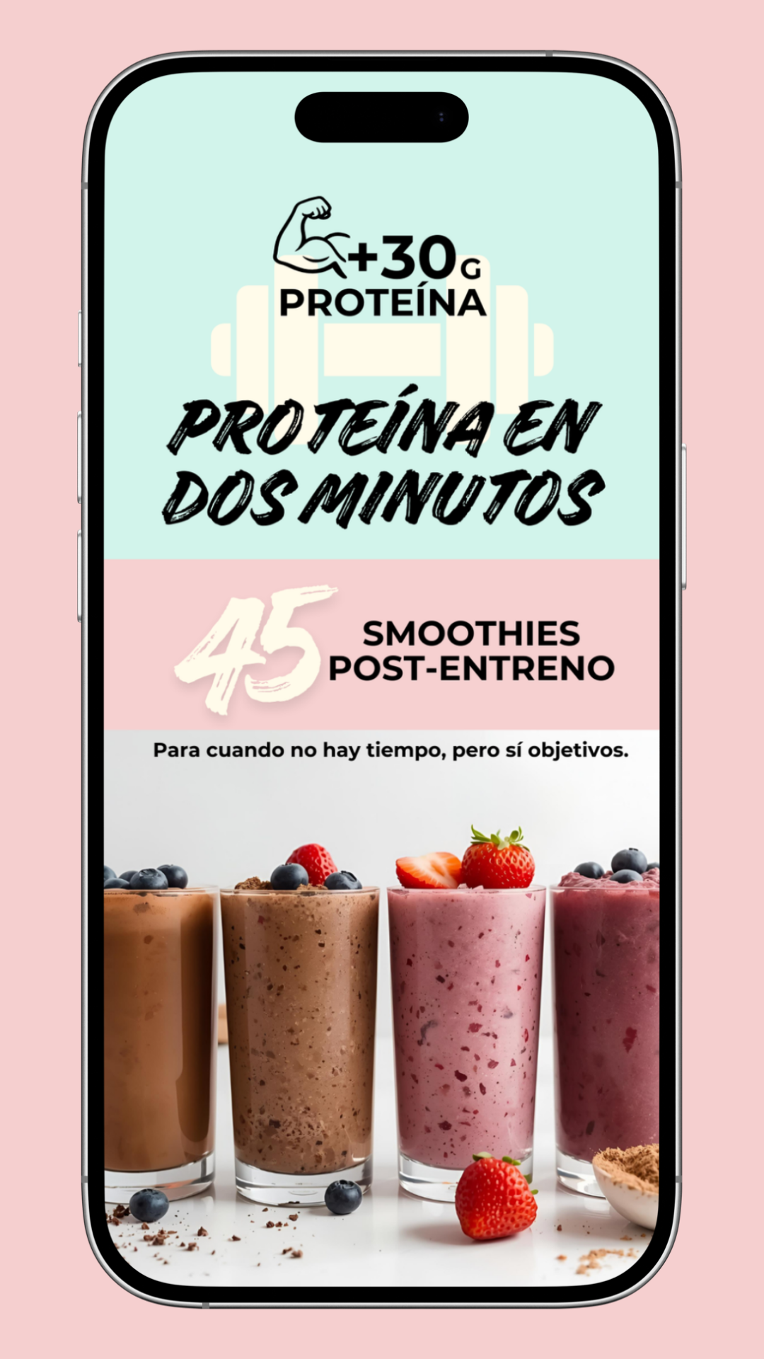 45 Smoothies Post-Gym con 30g de proteína ¡Listos al instante ...